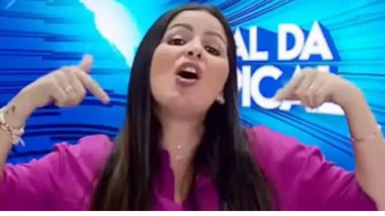 Apresentadora do SBT se irrita com críticas e manda telespectadores 'para o inferno'