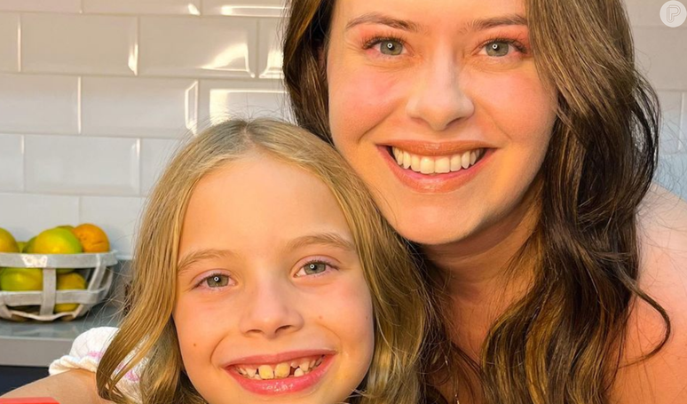 Mari Bridi combina look fitness com Aurora e relata incentivo da filha ...