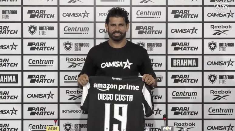 Diego Costa é inscrito na CBF e pode estrear sábado pelo Botafogo