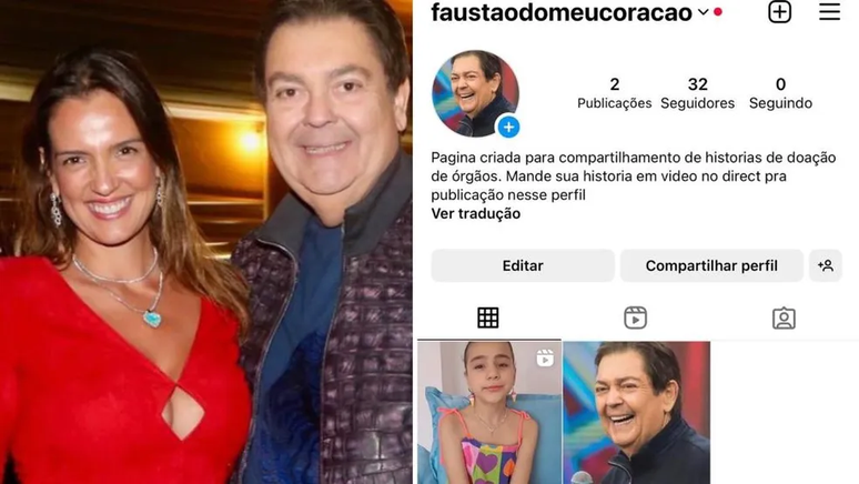 Mulher de Faustão anuncia página criada para compartilhar histórias de ...