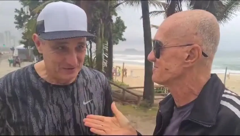 Tite se encontra com Amin Khader no Rio e foge de pergunta sobre o ...