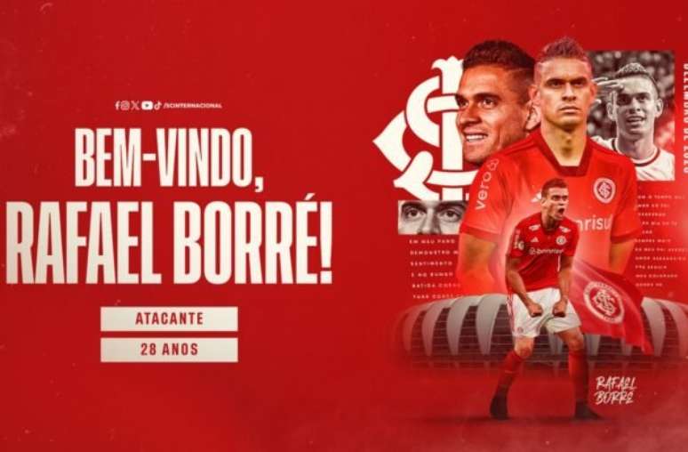 Internacional anuncia a contratação de Borré