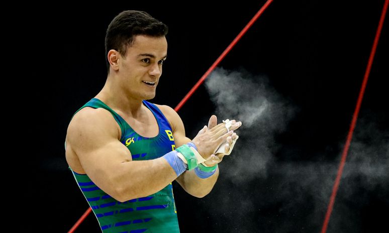 Caio Souza fica fora da final das argolas em Cottbus
