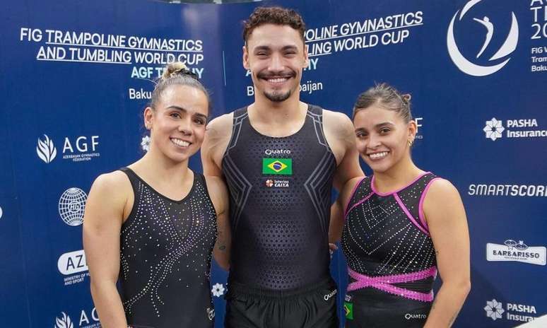 Alice, Camilla e Rayan vão à semifinal na Copa do Mundo de Baku