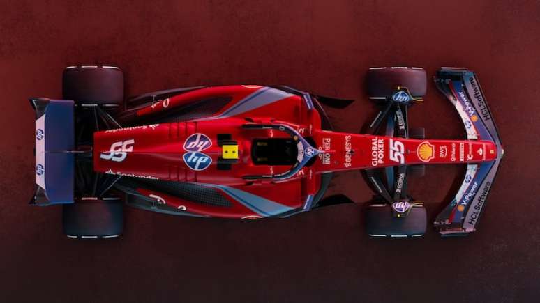 Ferrari azul? Escuderia mostra pintura especial para o GP de Miami de F-1; veja vídeo