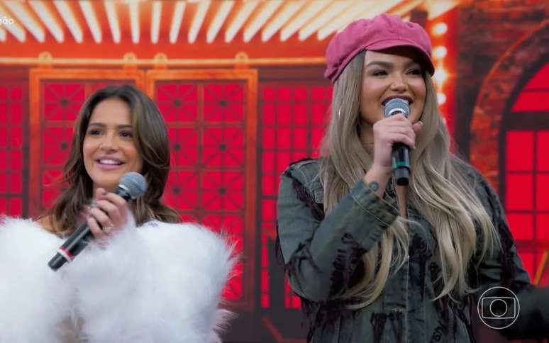 Beleza e semelhança da filha de Kelly Key rouba a cena no 'Domingão ...