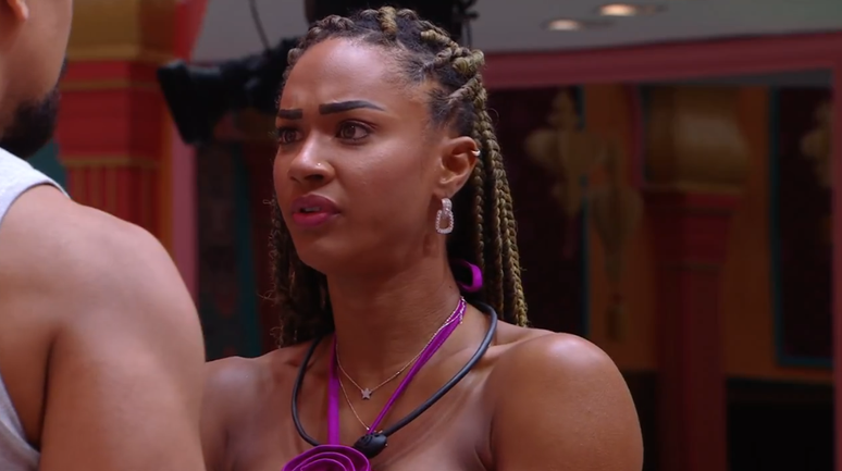BBB25: Aline se revolta com João Gabriel: 'Não vou deixar gritar comigo'