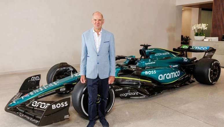 F1: Adrian Newey estreia como projetista na Aston Martin