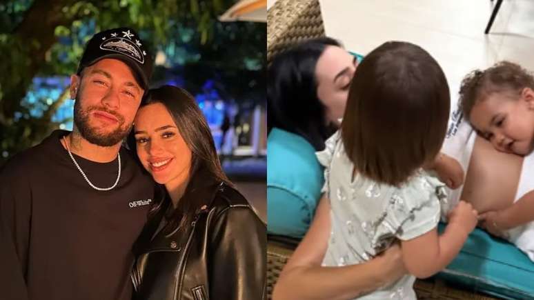 Cadê o Neymar? Bruna Biancardi ignora polêmica e surge em momento fofo com Mavie
