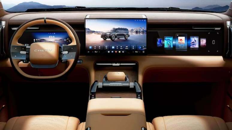 Tiggo 9L é a maior e mais luxuosa versão do SUV da Chery