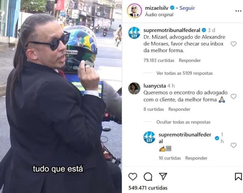 STF brinca com 'advogado de Moraes' nas redes da 'melhor forma'; saiba quem é