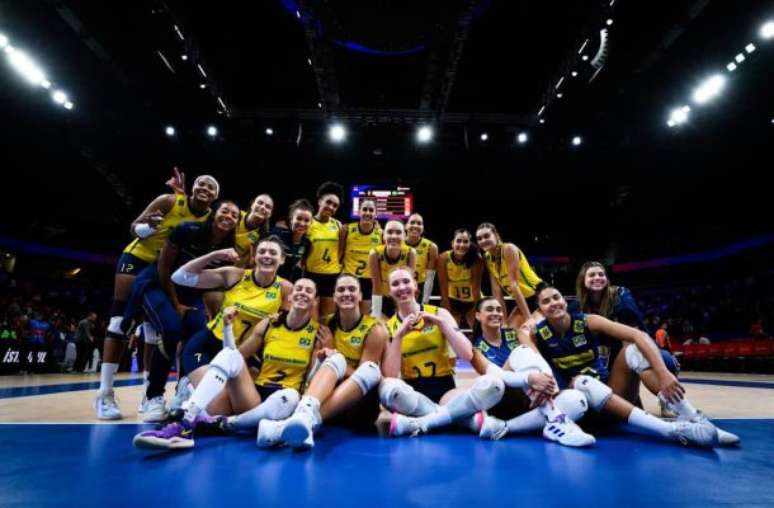 Números de Brasil 3 x 1 Bélgica pela VNL-25