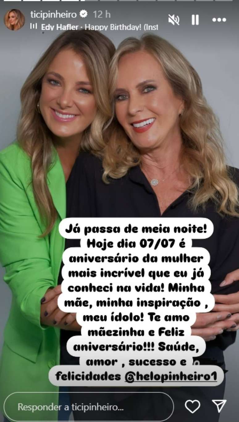 Helô Pinheiro completa 82 anos e ganha declaração emocionante de ...