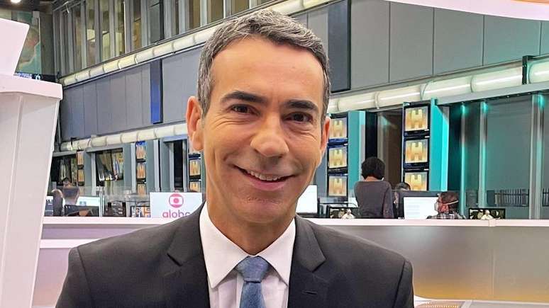 Saiba quem substitui César Tralli na bancada do 'Edição das 18h'