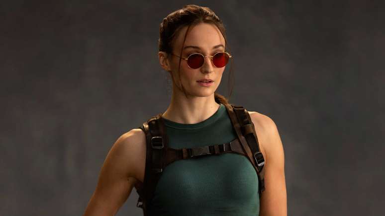 Prime Video mostra Sophie Turner como Lara Croft
