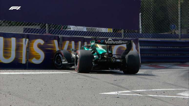 F1: Stroll bate e provoca entrada do safety car no GP de Mônaco