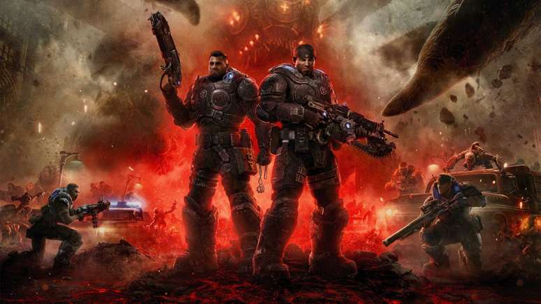 Xbox tira do ar vídeo de Gears of War: E-Day com logo do PlayStation 5