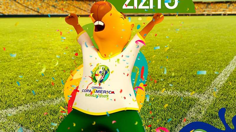 "Zizito" é escolhido como nome da mascote da Copa América