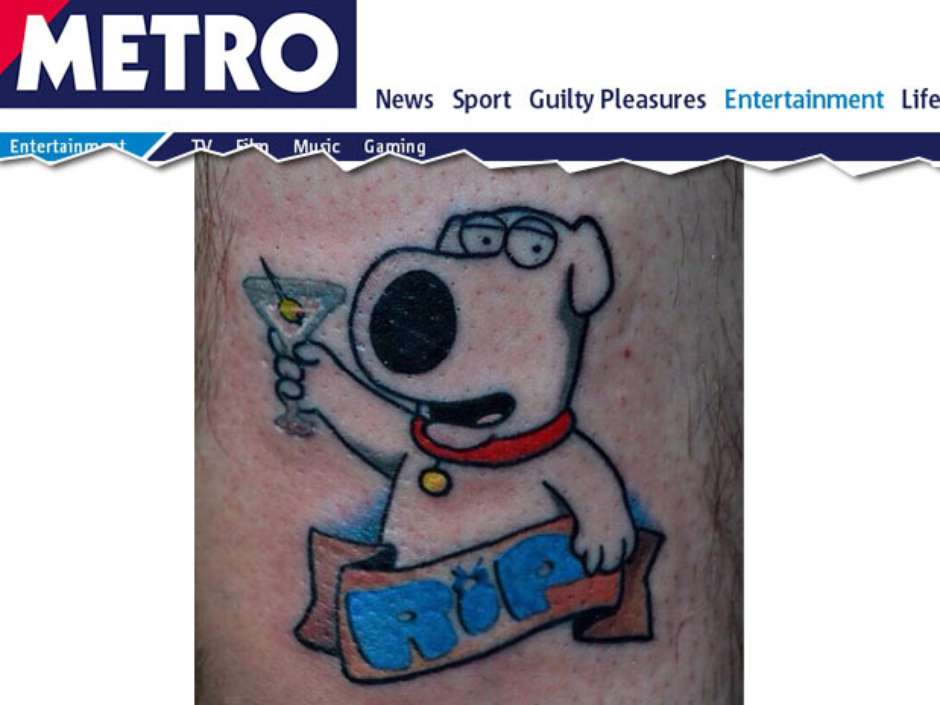 Tatouage Mort De Brian Griffin Saison 7 De New York, Unité Spéciale