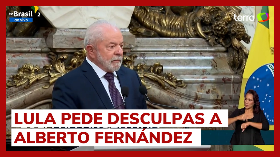 Lula pede desculpas a Fernández Lula pede desculpas a Fernández